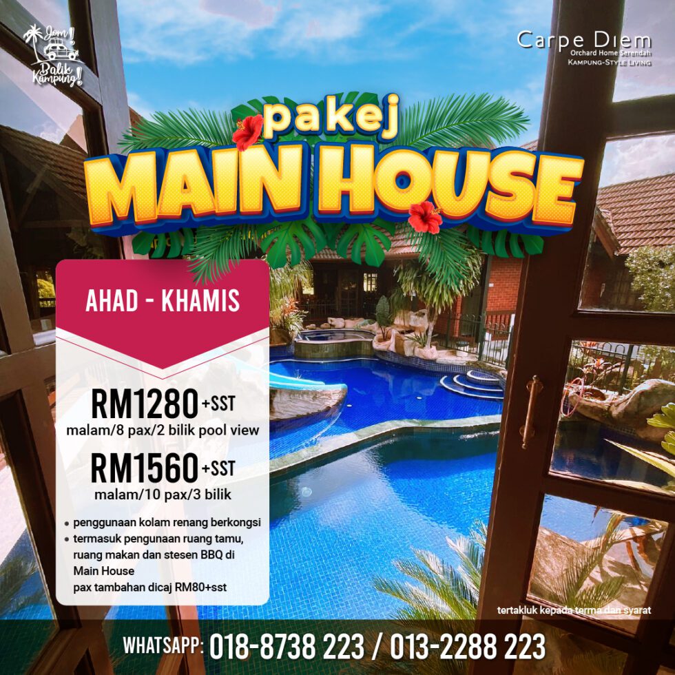 Main Package | Carpe Diem Serendah